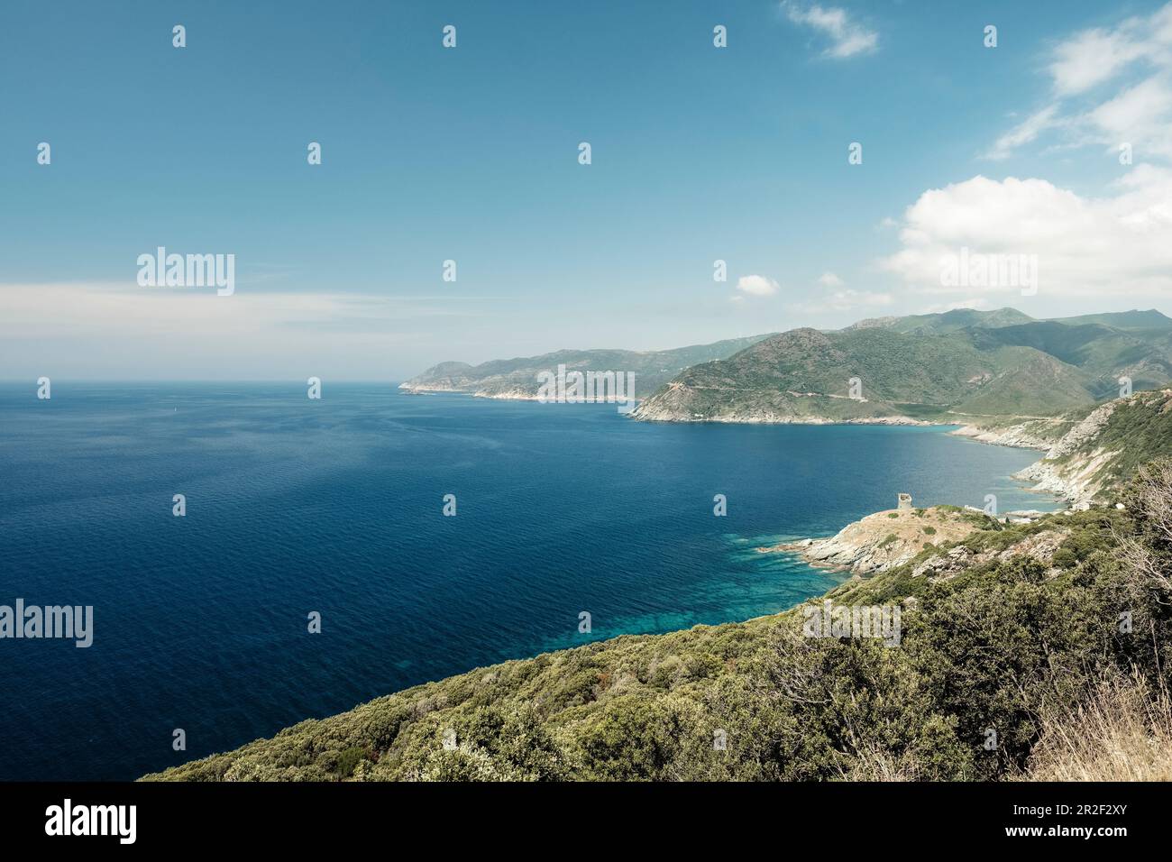 West coast of Cap Corse, Corsica, France Stock Photo - Alamy