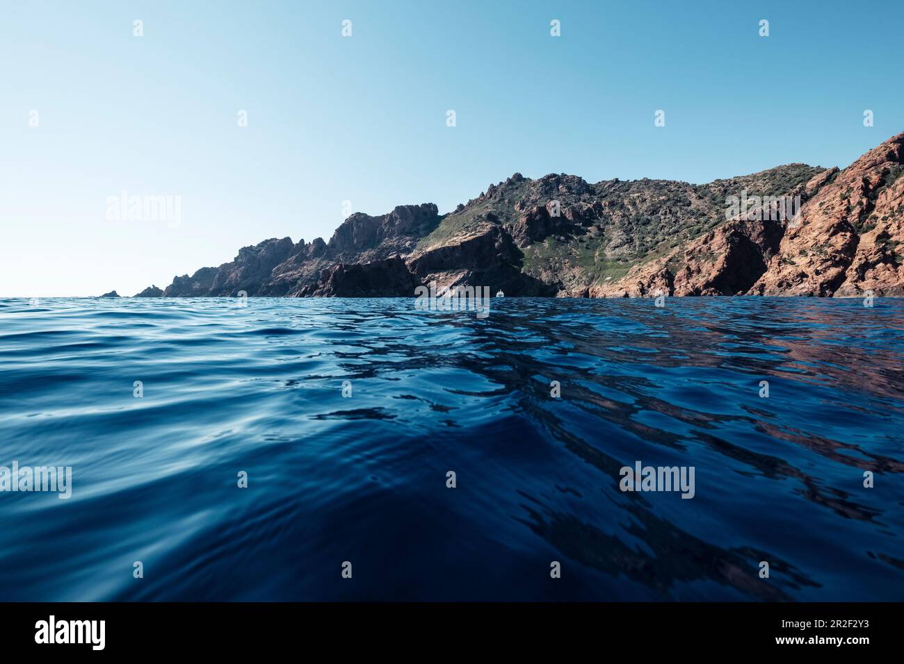 View from Girolata Bay to the Scandola Nature Reserve, Galeria, Calvi ...
