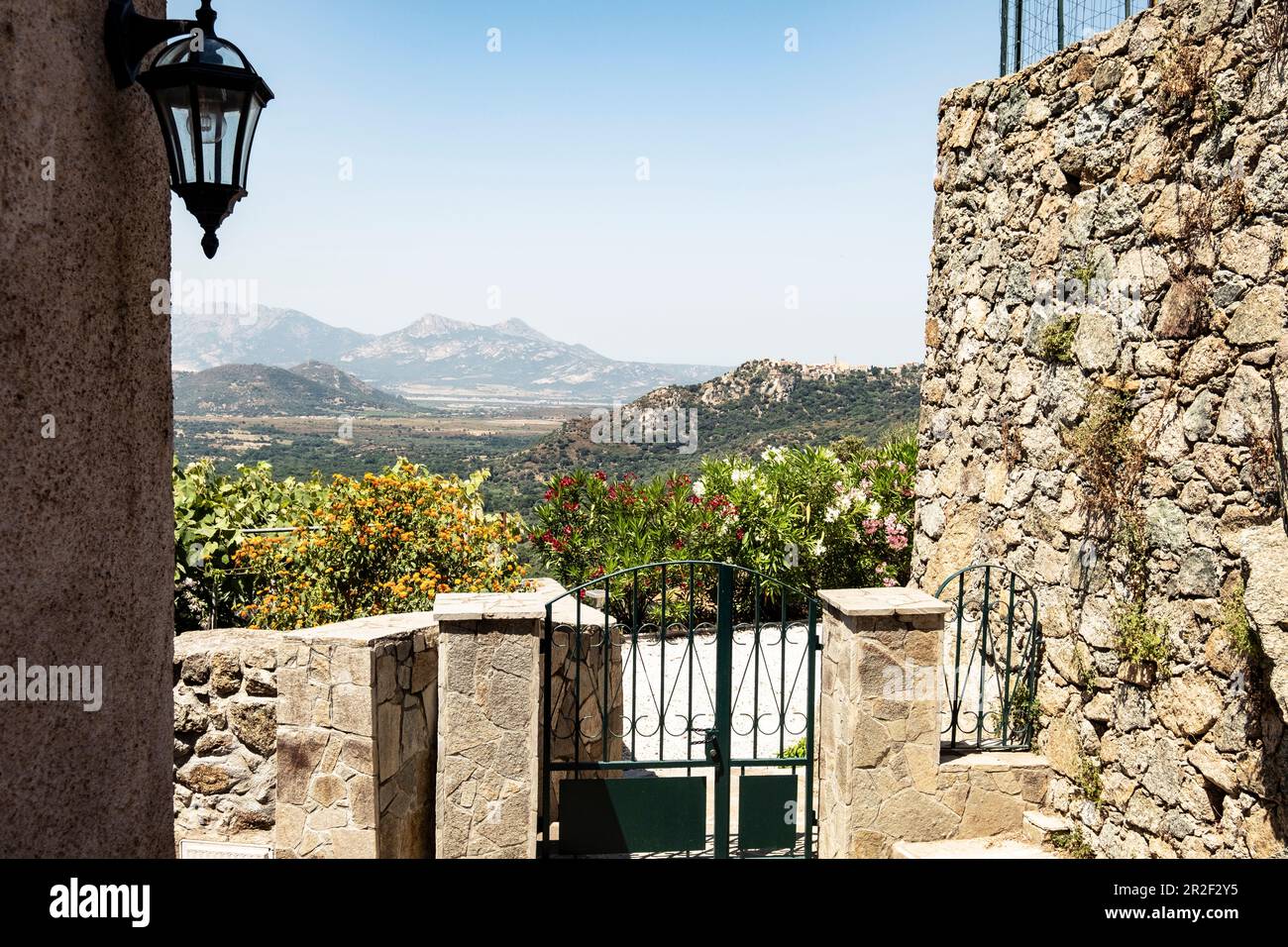 The mountain village of Ghiarghia, Zilia near Calvi, Corsica, France ...