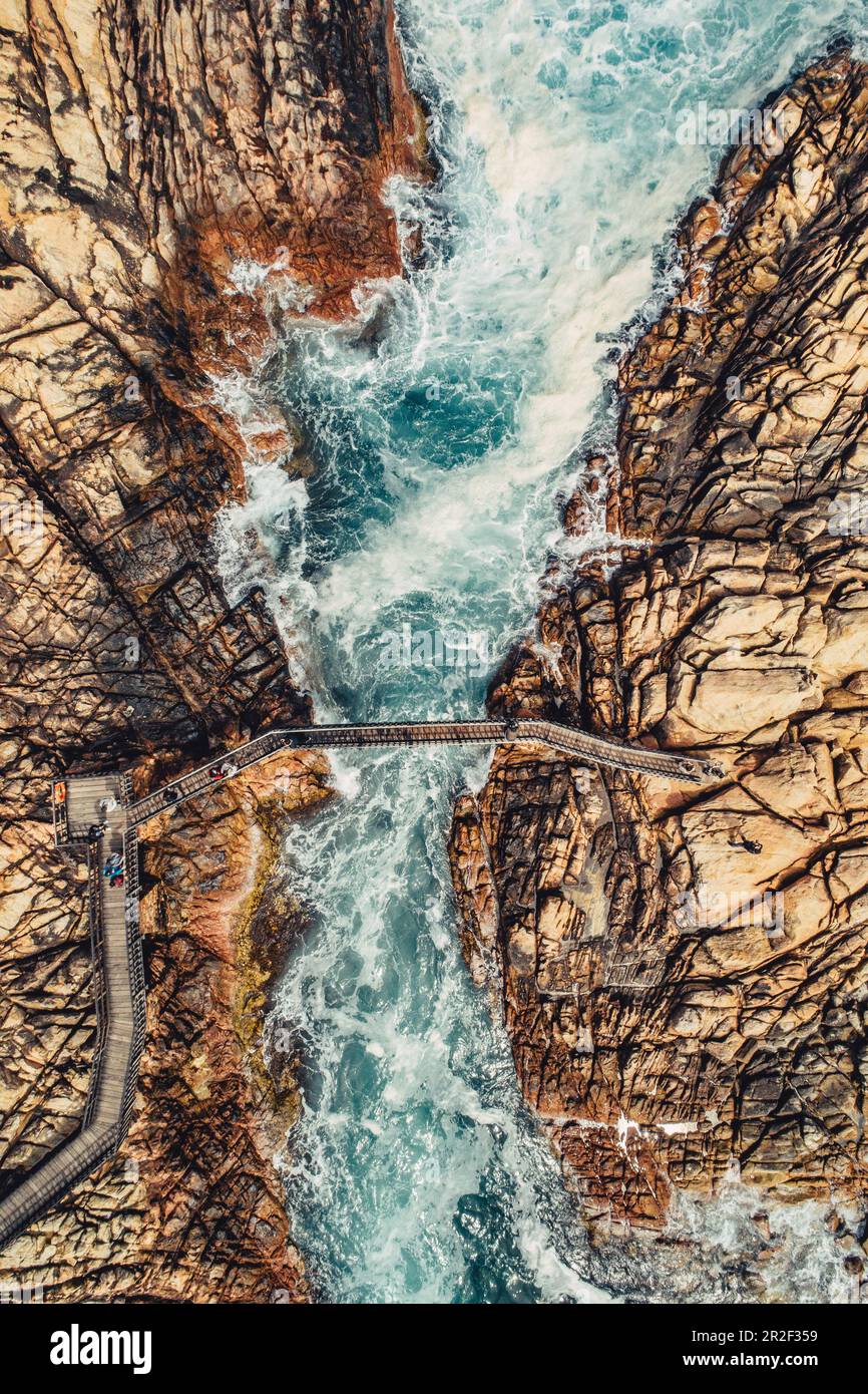 Canal Rock at Yallingup, Margaret River, Western Australia, Australia, Oceania Stock Photo - Alamy