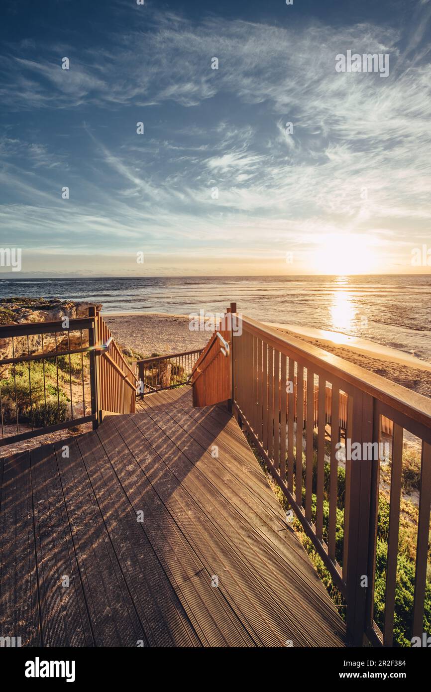 Surfers Point at Margaret River in Southwest Australia, Oceania Stock ...