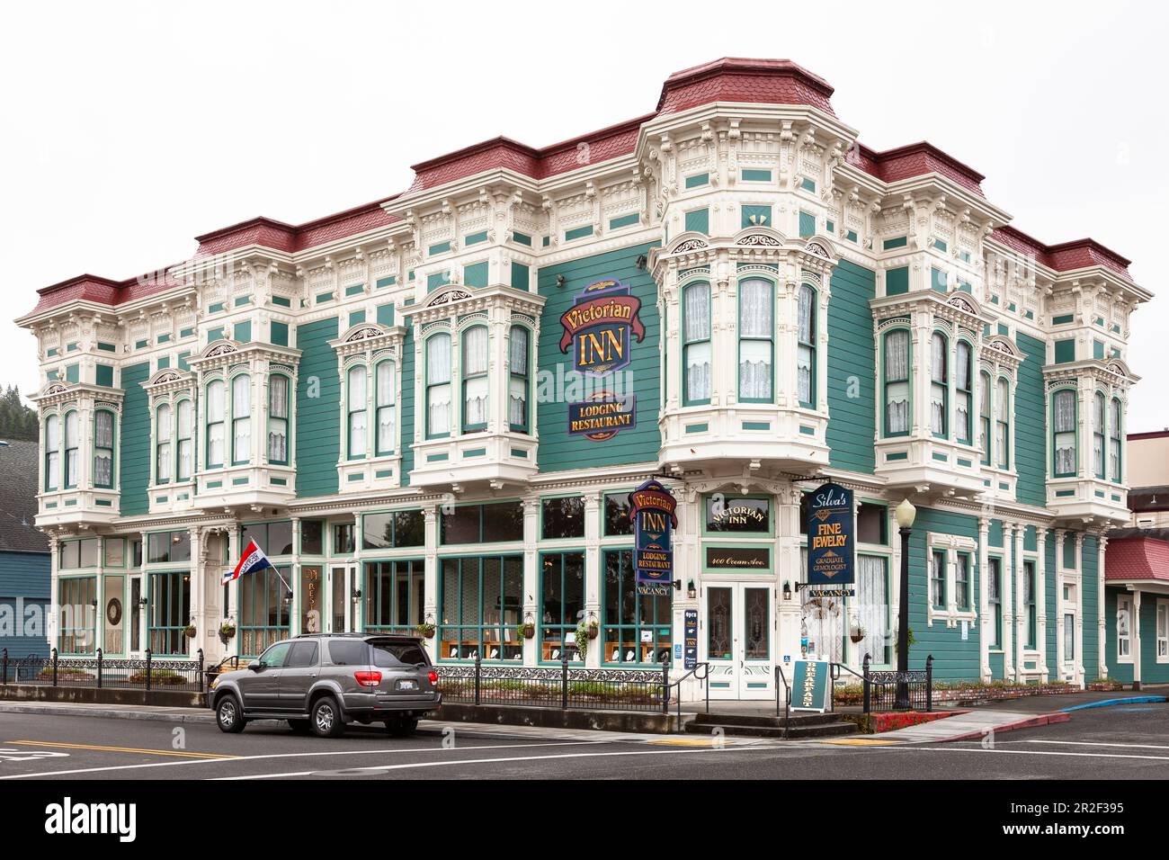 Victorian architecture california ferndale hi-res stock photography and ...