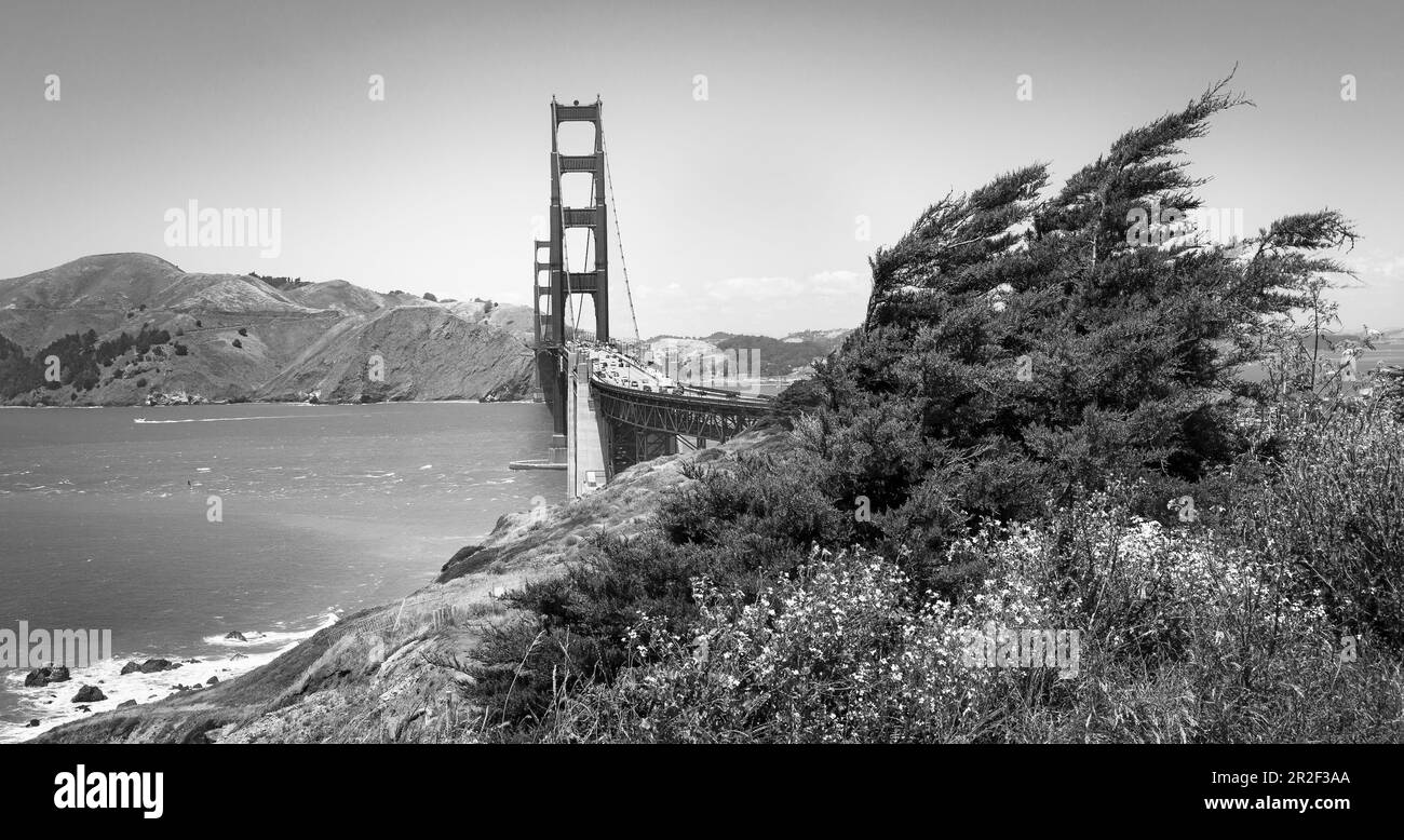 View of the Golden Gate Bridge from Fort Point, San Francisco ...