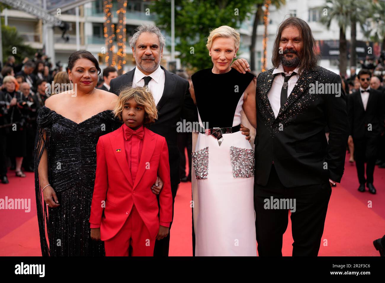 Deborah Mailman, from left, Aswan Reid, Wayne Blair, Cate Blanchett ...