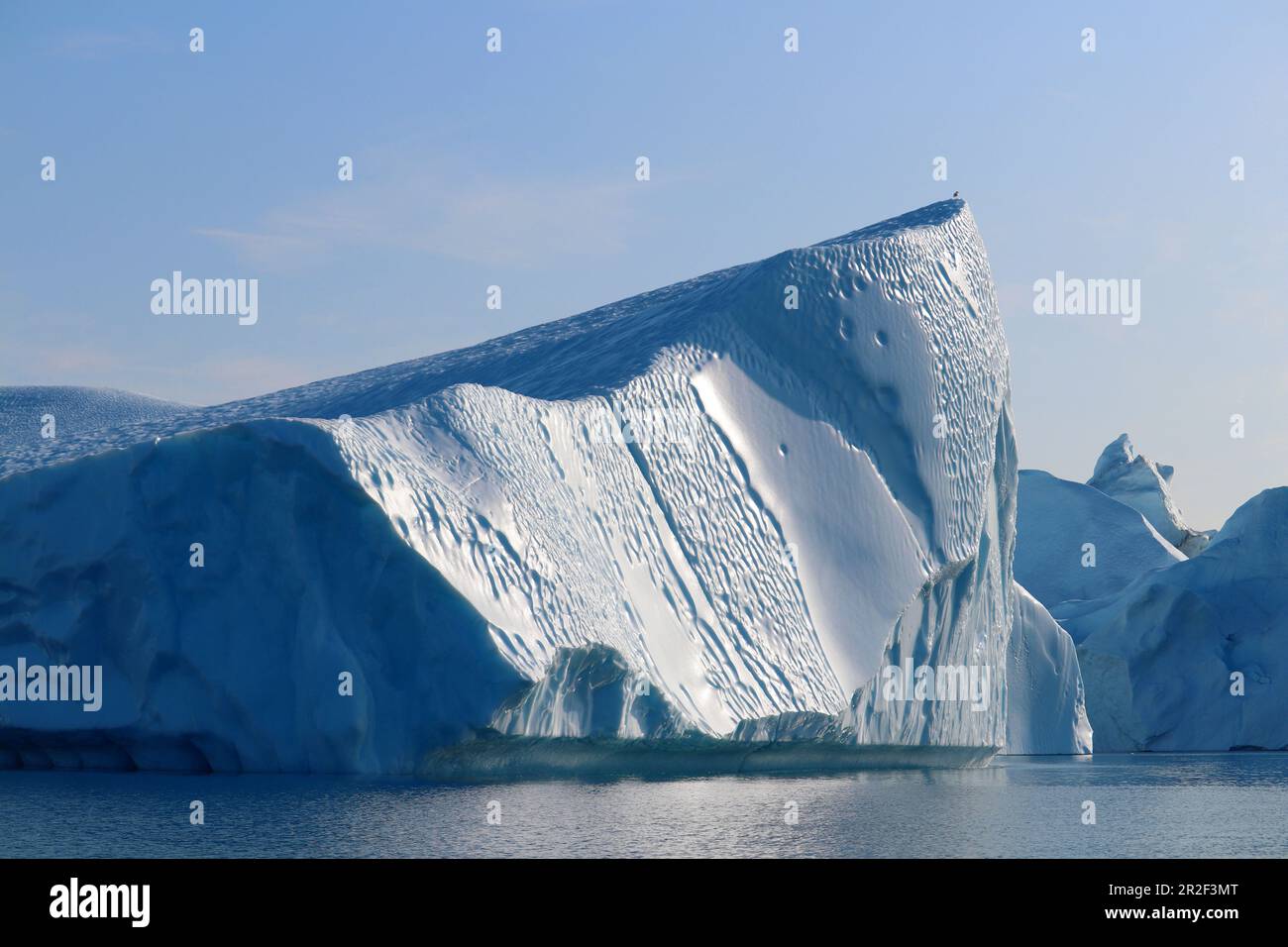 Disco Bay in West Greenland; Kangia ice fjord near Ilulissat ...