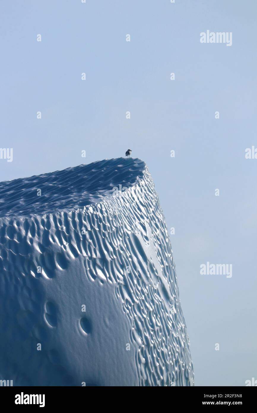 Disco Bay in West Greenland; Kangia ice fjord near Ilulissat; Iceberg ...