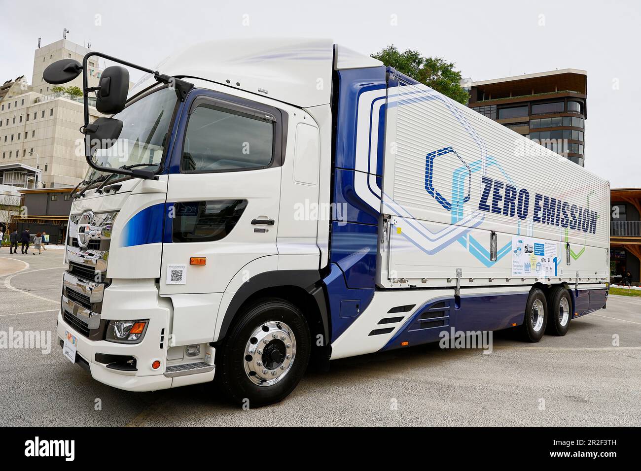 Hiroshima, Japan. 19th May, 2023. A zero-emission vehicle for ...
