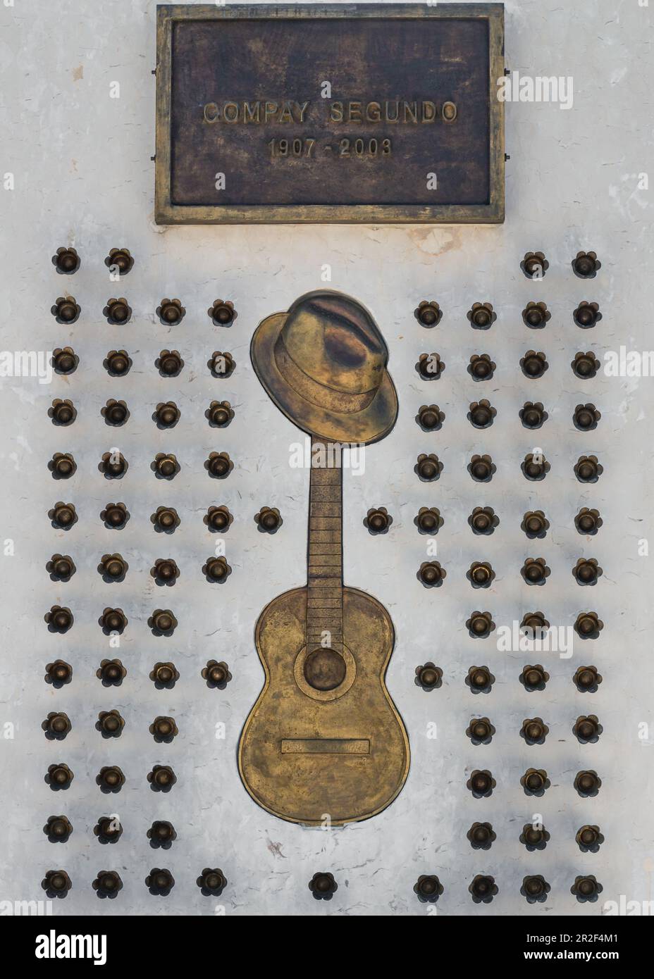 Tomb of Compay Segundo from the Bueno Vista Social Club, Santiago de ...