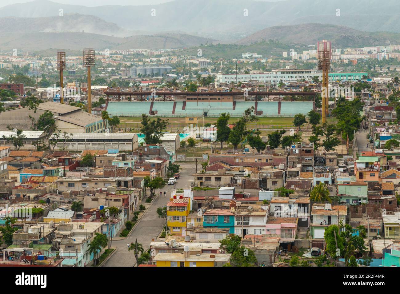 Football stadium in Santiago de Cuba, Cuba Stock Photo - Alamy