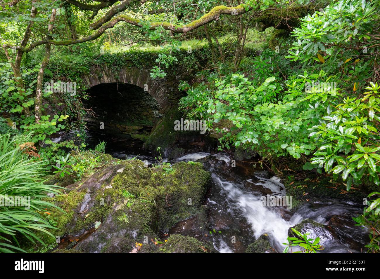 Stone bridge in Derrynane National Historic Park, Caherdaniel, County ...
