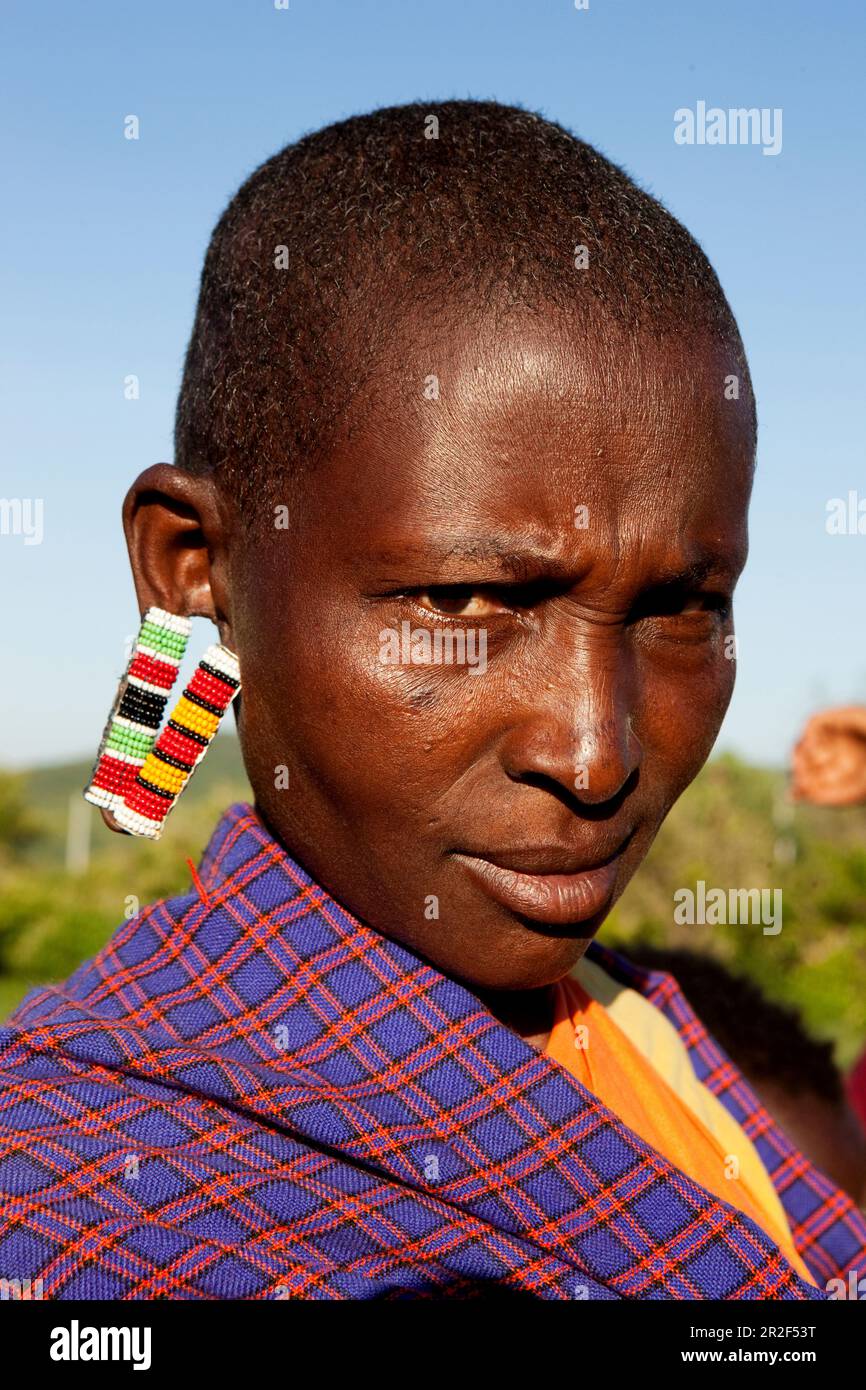 Masai woman, Masai National Park, Safari, Masai Mara, Maasai Mara ...
