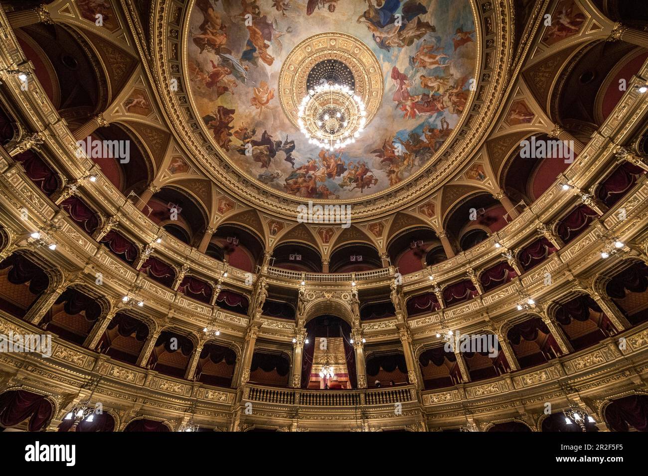 Budapest opera house interior in hi-res stock photography and images ...