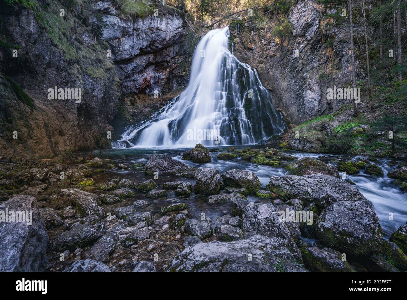 Gollinger waterfall golling salzburg hi-res stock photography and ...