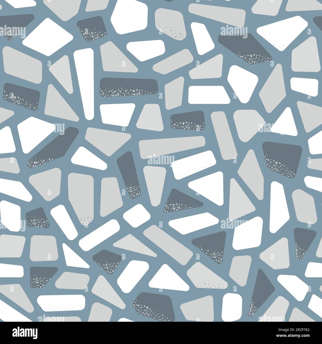 Gray vector abstract mosaic seamless pattern. Stone marble texture textile background Stock ...