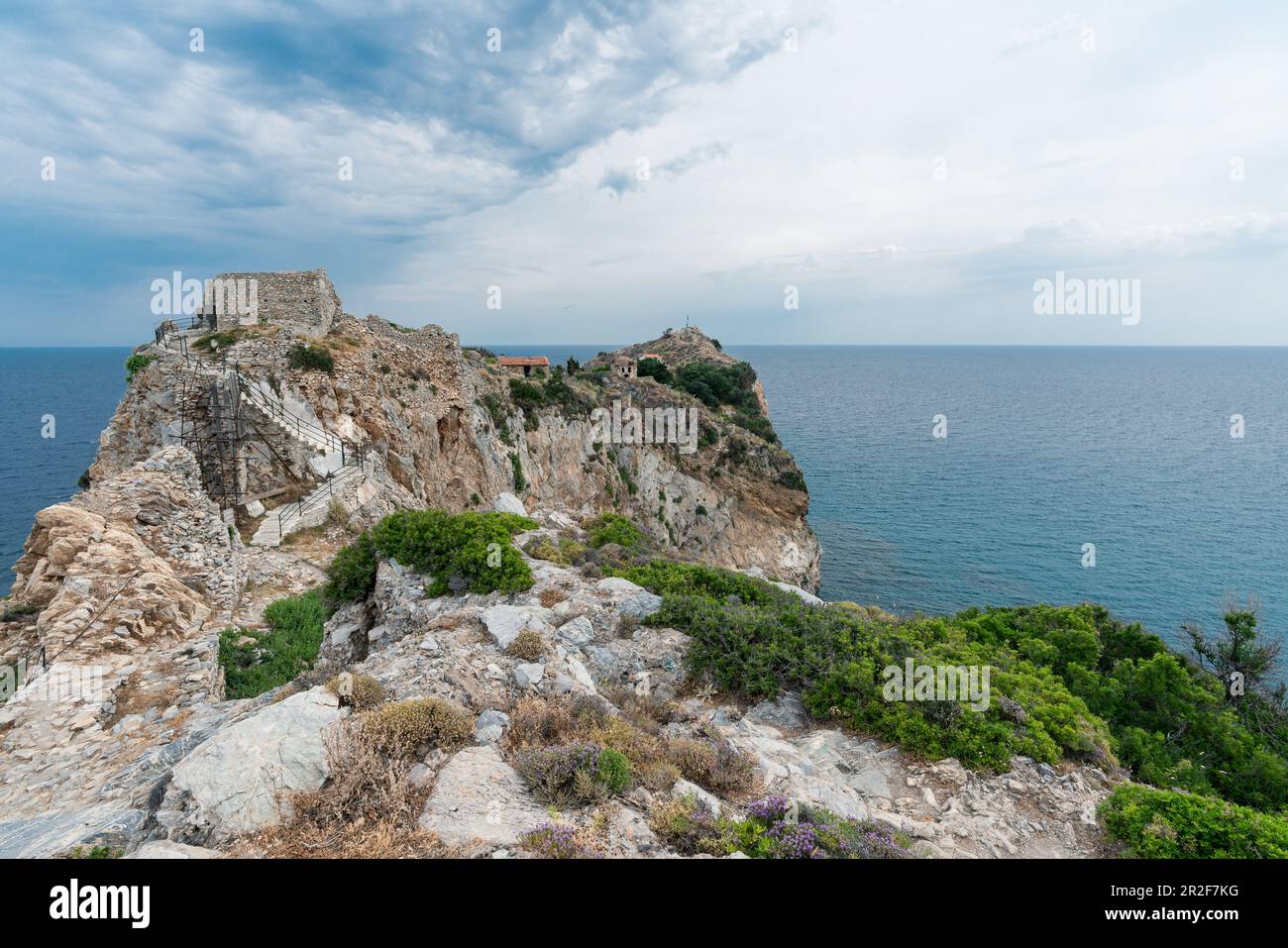 Skiathos kastro beach hi-res stock photography and images - Alamy