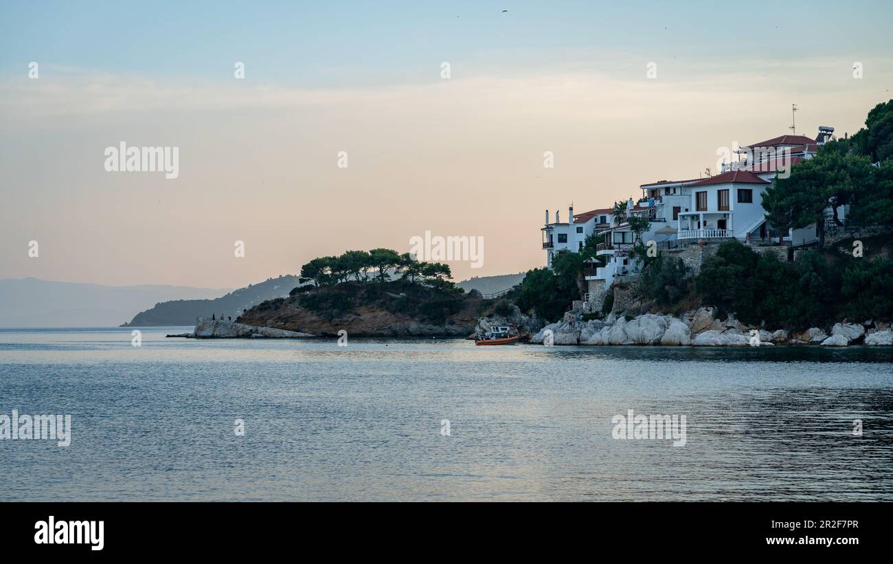 Sunset skiathos greece hi-res stock photography and images - Alamy
