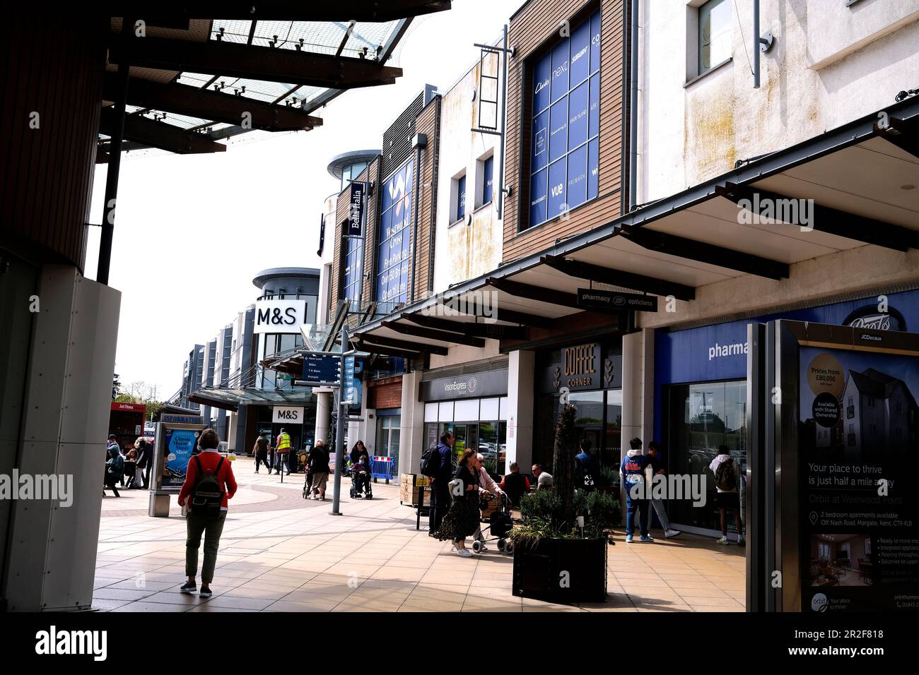 westwood cross shopping centre,east kent,uk may 2023 Stock Photo - Alamy