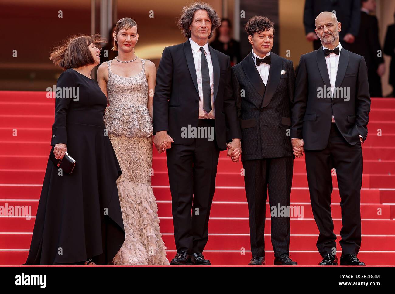 Producer Ewa Puszczynska, from left, Sandra Huller, director Jonathan ...