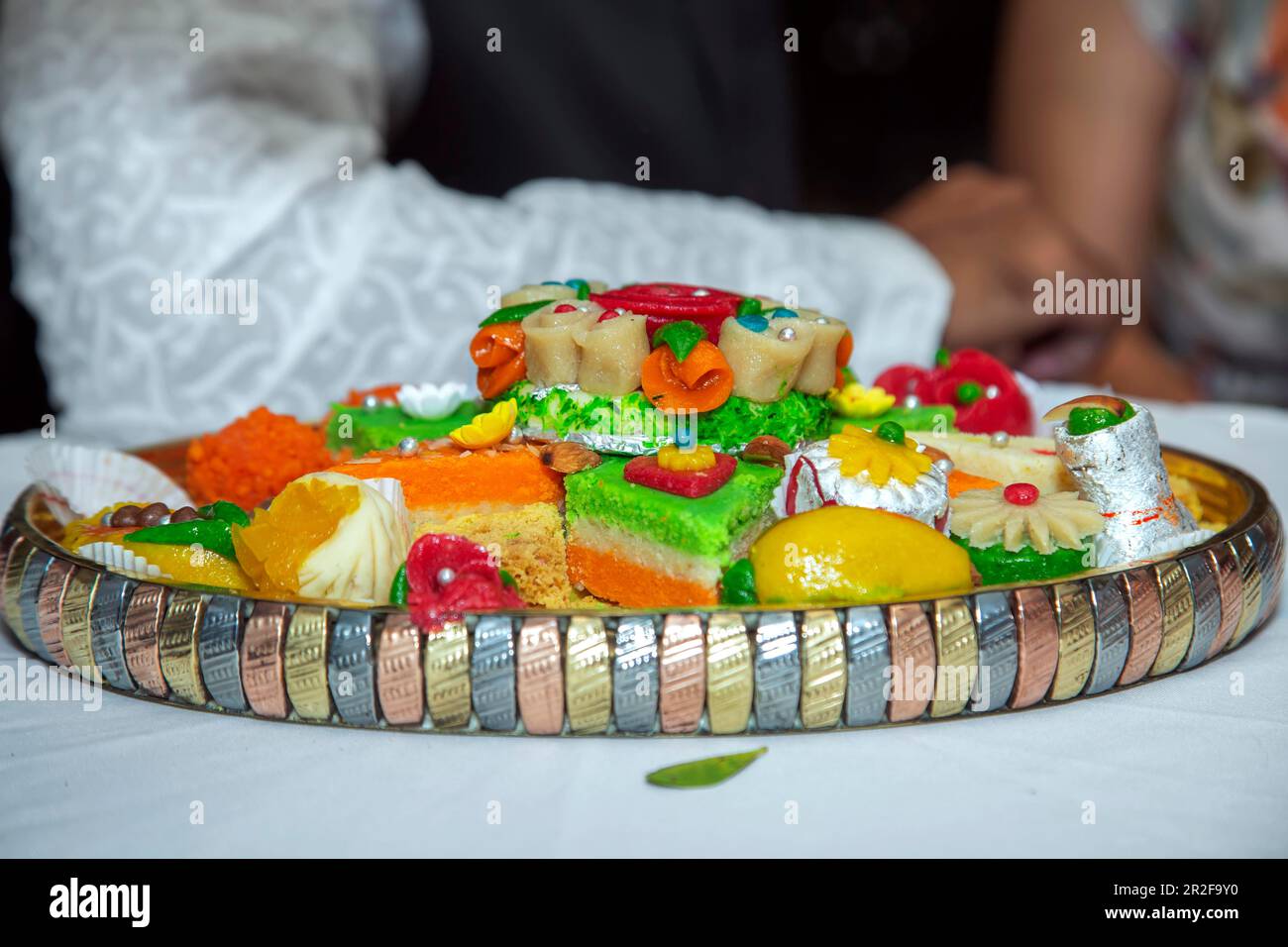 Sweets, cakes and desserts for Indian wedding reception Stock Photo - Alamy
