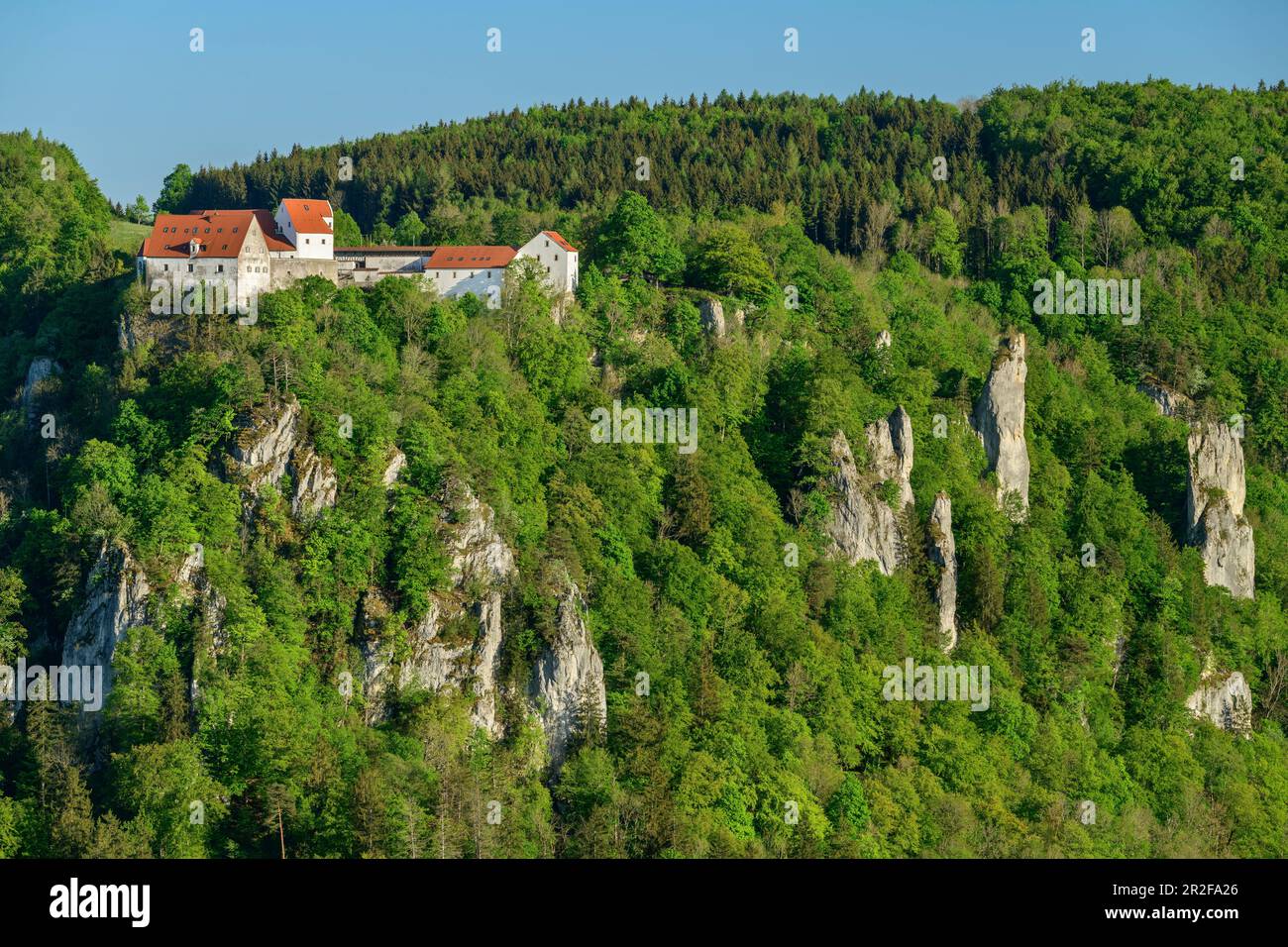 View of Wildenstein Castle, Upper Danube Valley, Danube Cycle Path ...