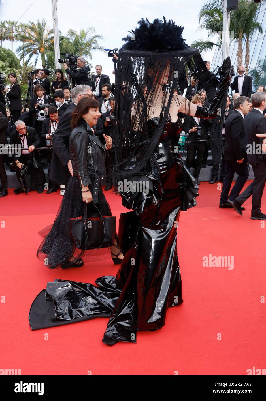 Polli Cannabis poses for photographers upon arrival at the premiere of ...