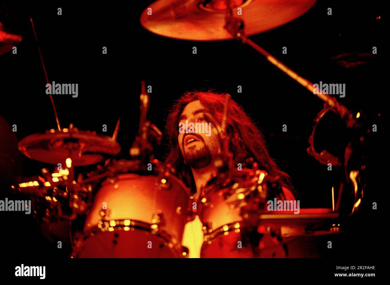 Milan Italy 1997-04-12 : Mike Portnoy drummer of Dream Theater live ...
