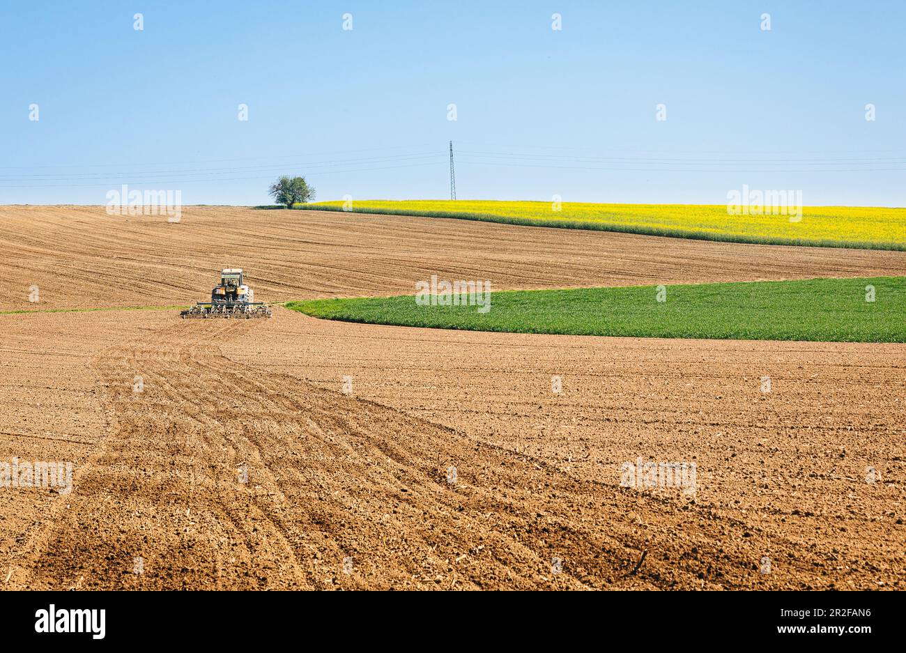 Field being ploughed hi-res stock photography and images - Alamy