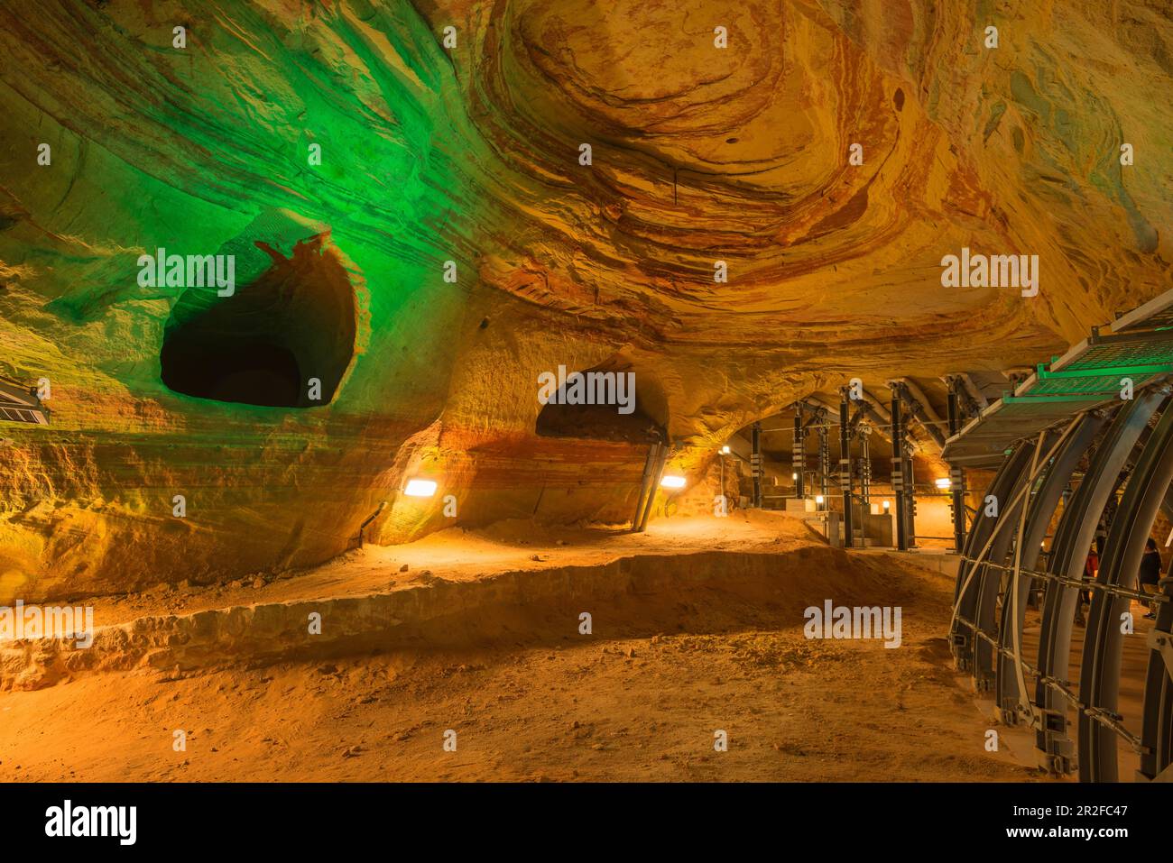 Schlossberghöhlen, Homburg, Saarland, Germany Stock Photo - Alamy