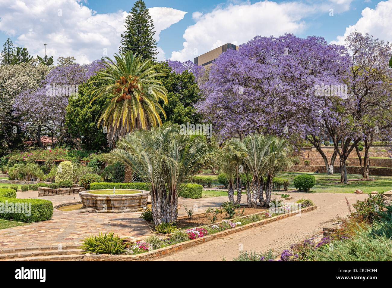Park at the Ink Palace, Windhoek, Namibia Stock Photo - Alamy