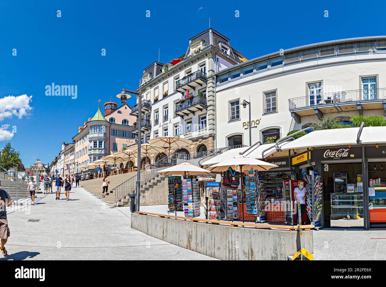 Crossing of Markstätte and Konzilstrasse. Constance, Germany Stock ...