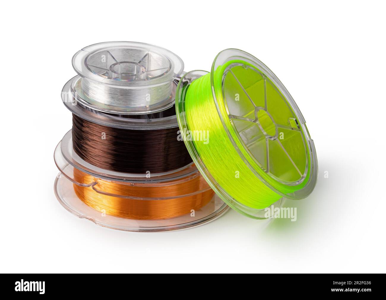 Fishing Line isolated on white background Stock Photo - Alamy
