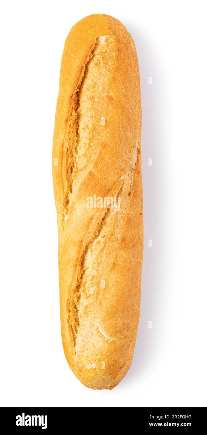 baked bread isolated on white background Stock Photo - Alamy