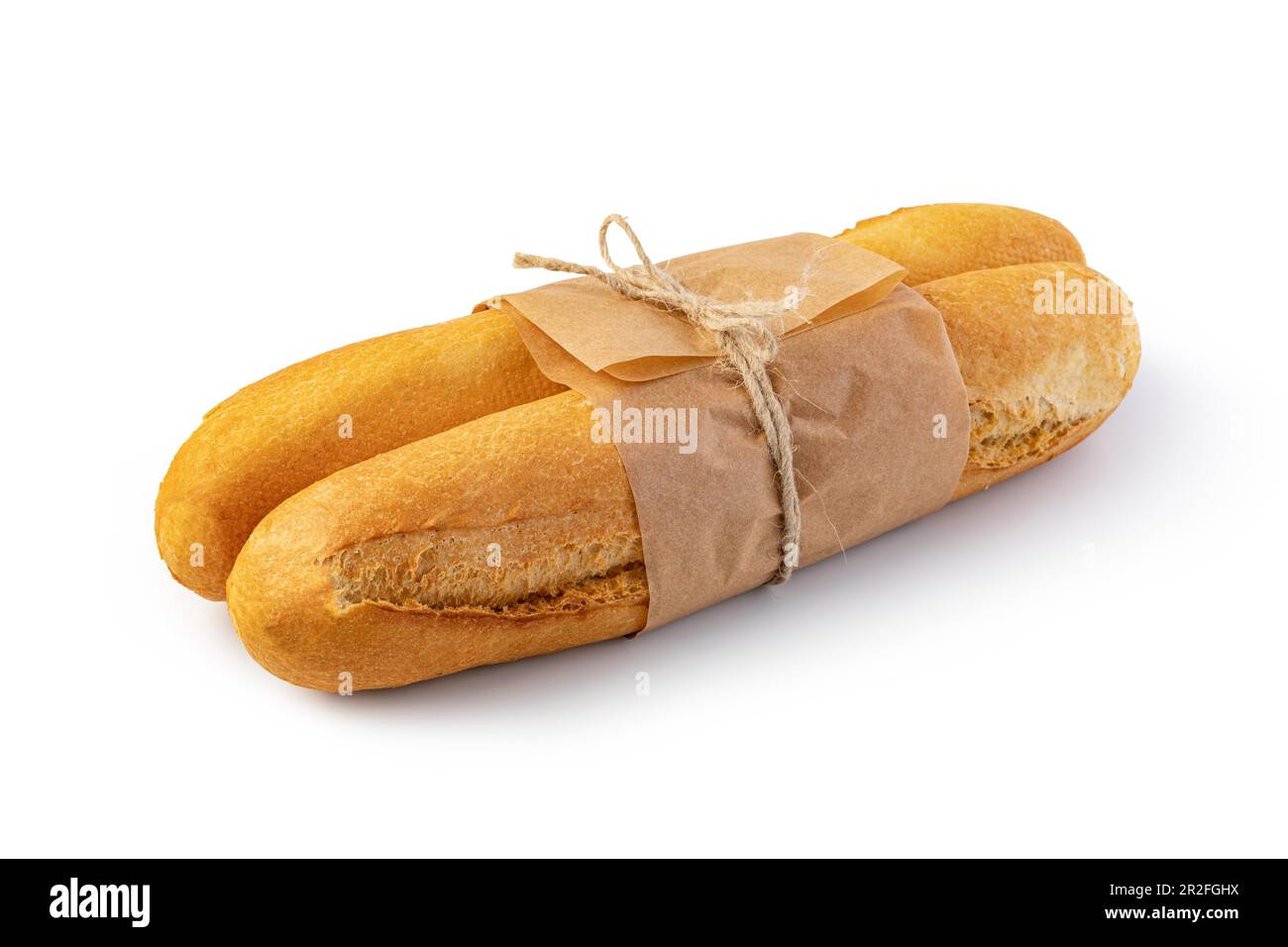 baked bread isolated on white background Stock Photo - Alamy