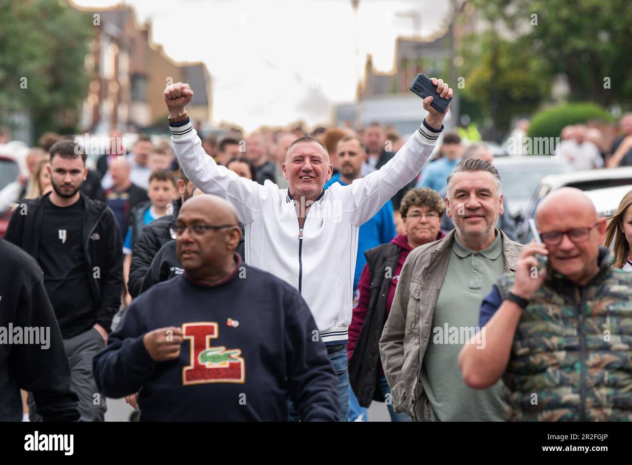 Bolton fans start to arrive ahead of the Sky Bet League 1 Play-off ...