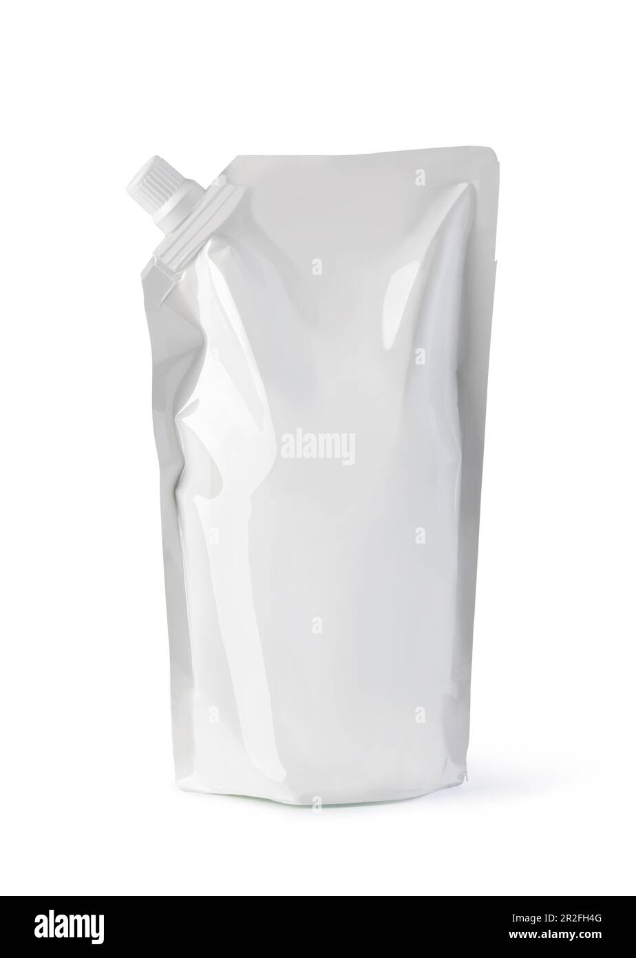Blank packaging aluminium foil pouch isolated on white background Stock ...