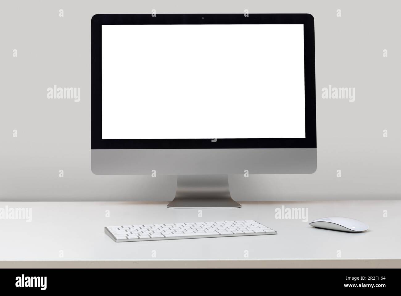 Desktop computer isolated on a white background. Desktop PC Stock Photo ...
