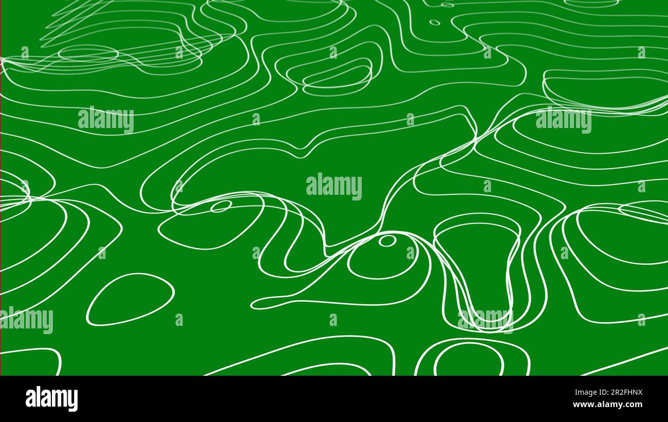 Green 3D Topographic map background concept abstract background. Space ...