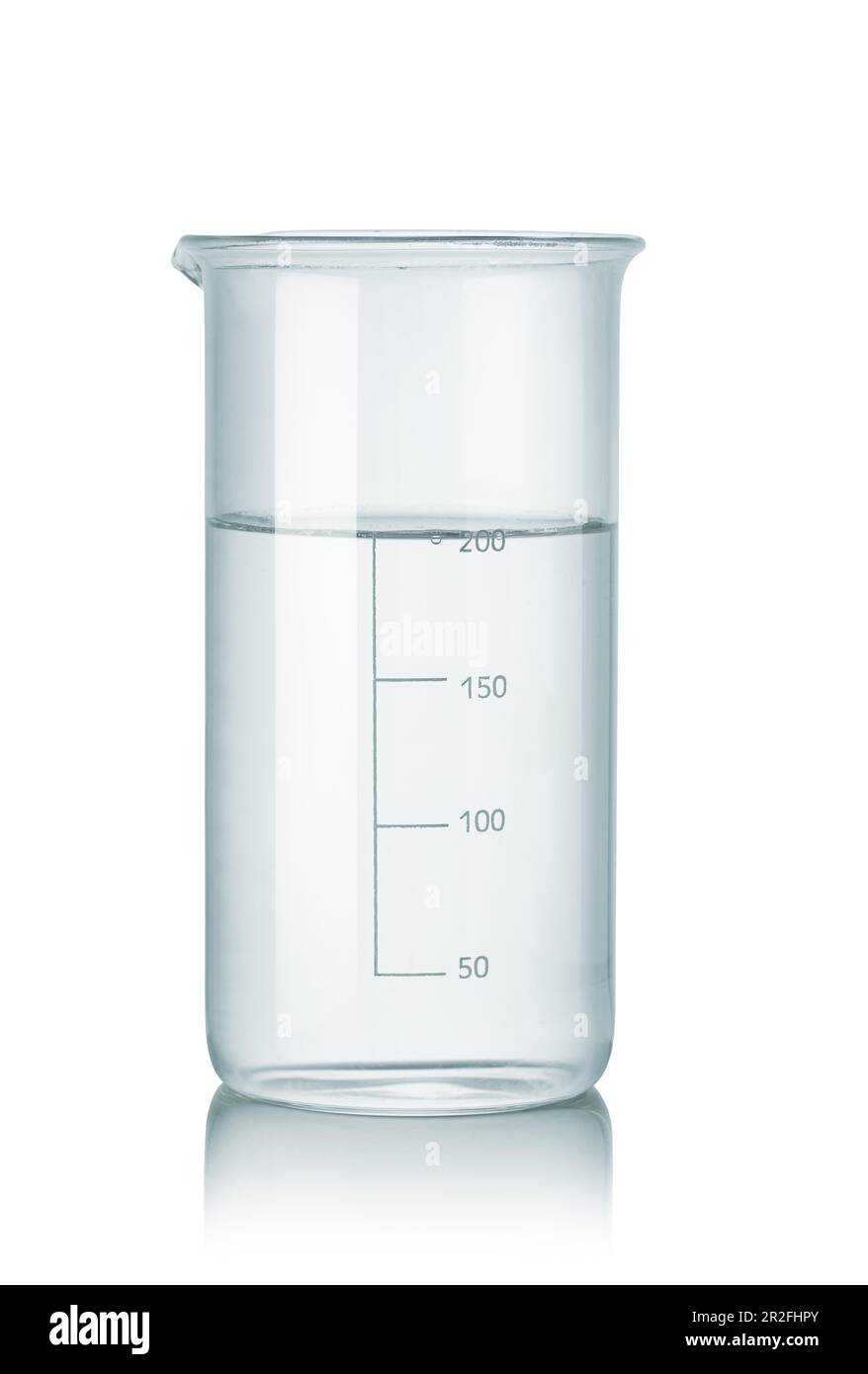 Test-tubes isolated on white. Laboratory glassware Stock Photo - Alamy