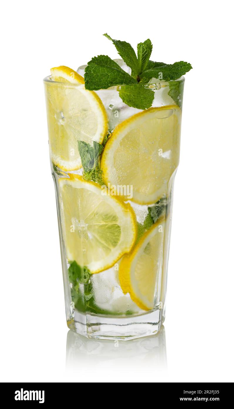 Glass fresh lemonade against hi-res stock photography and images - Alamy