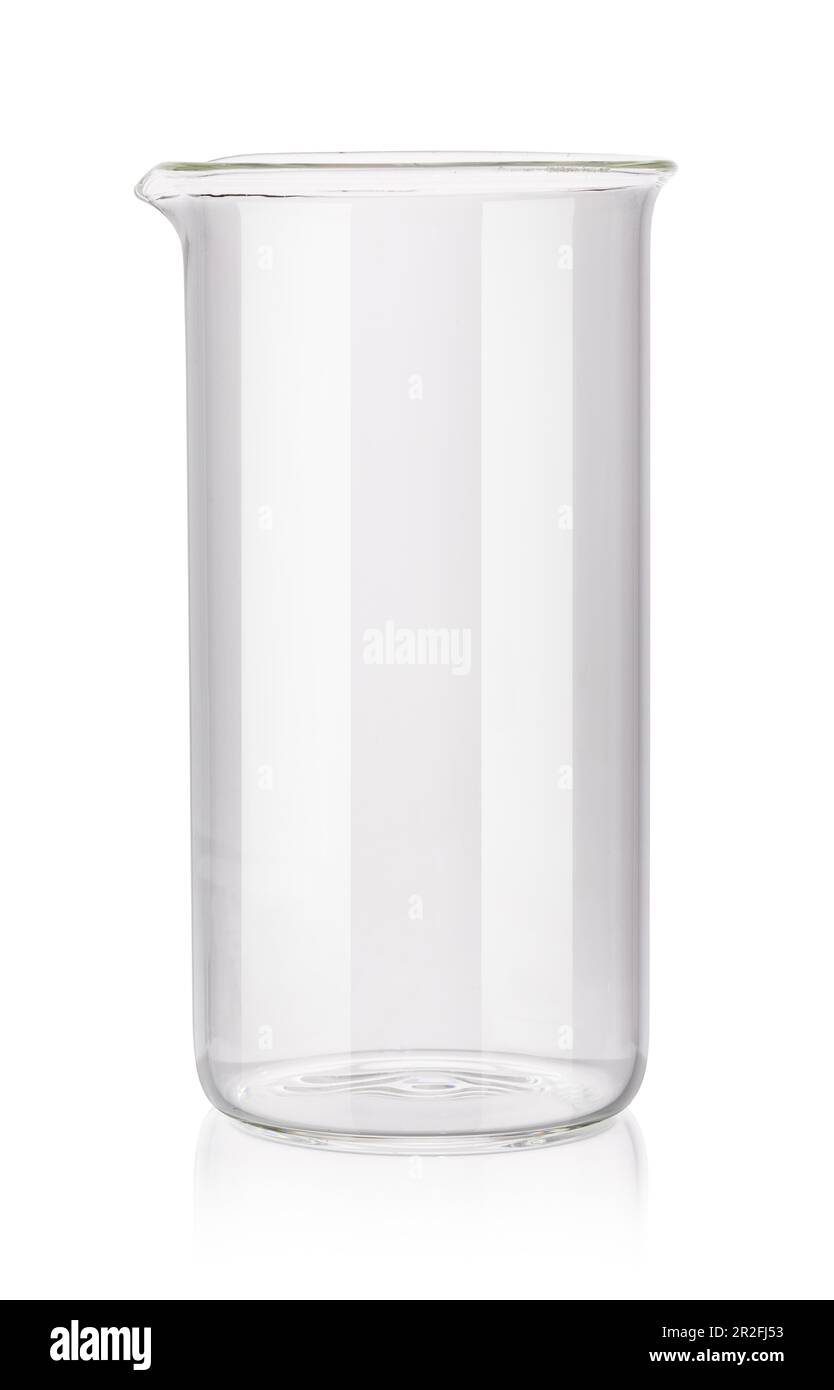 Test-tubes isolated on white. Laboratory glassware Stock Photo - Alamy