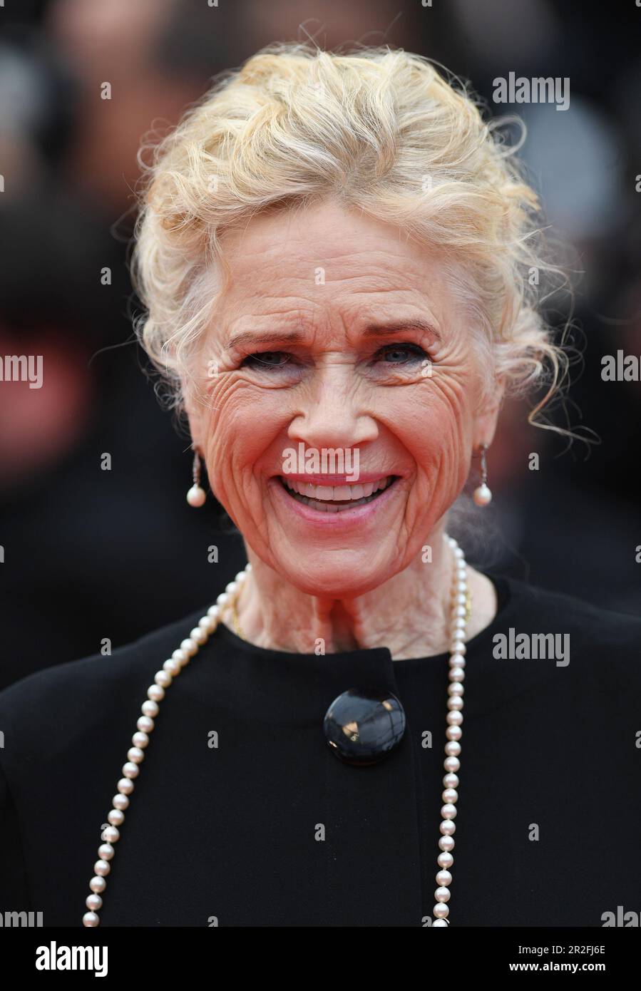 Cannes, France. 19th May, 2023. Norwegian actress Liv Ullmann attends ...