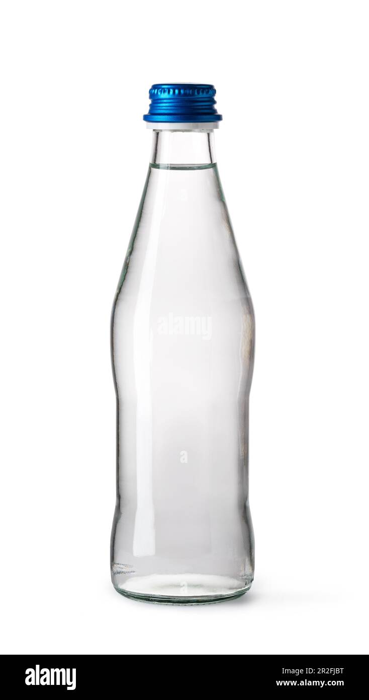 Small water bottle isolated on white background with clipping path ...