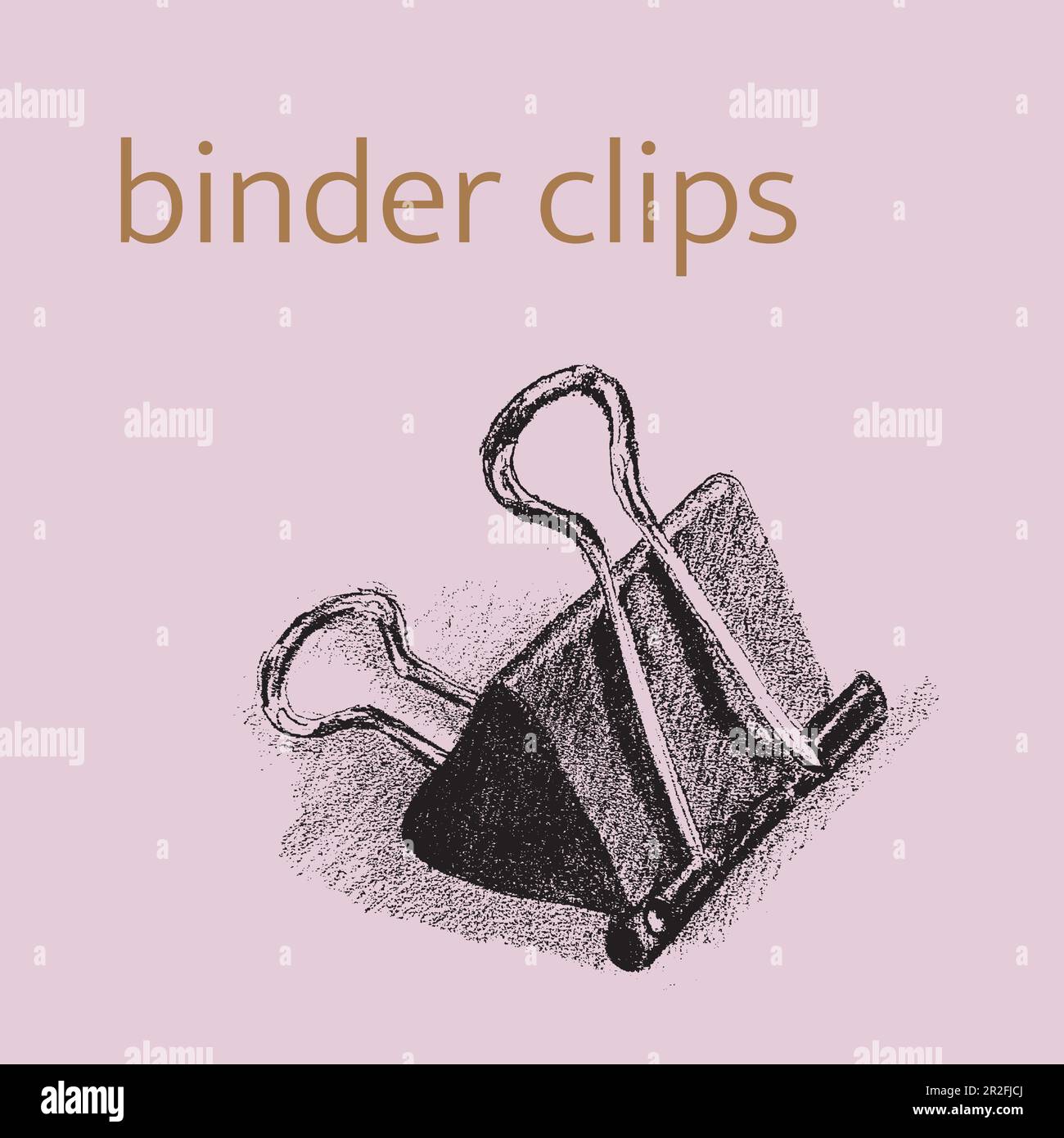 Binder clip drawing pin hi-res stock photography and images - Alamy