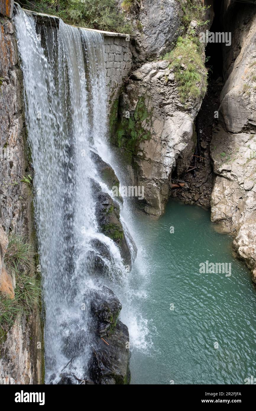 View waterfall in rappenlochschlucht hi-res stock photography and ...