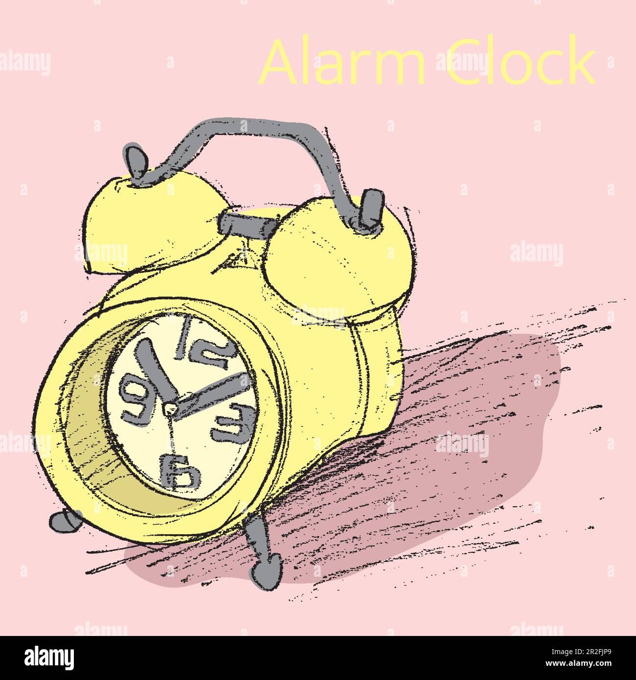 Clock and pencil Stock Vector Images - Alamy