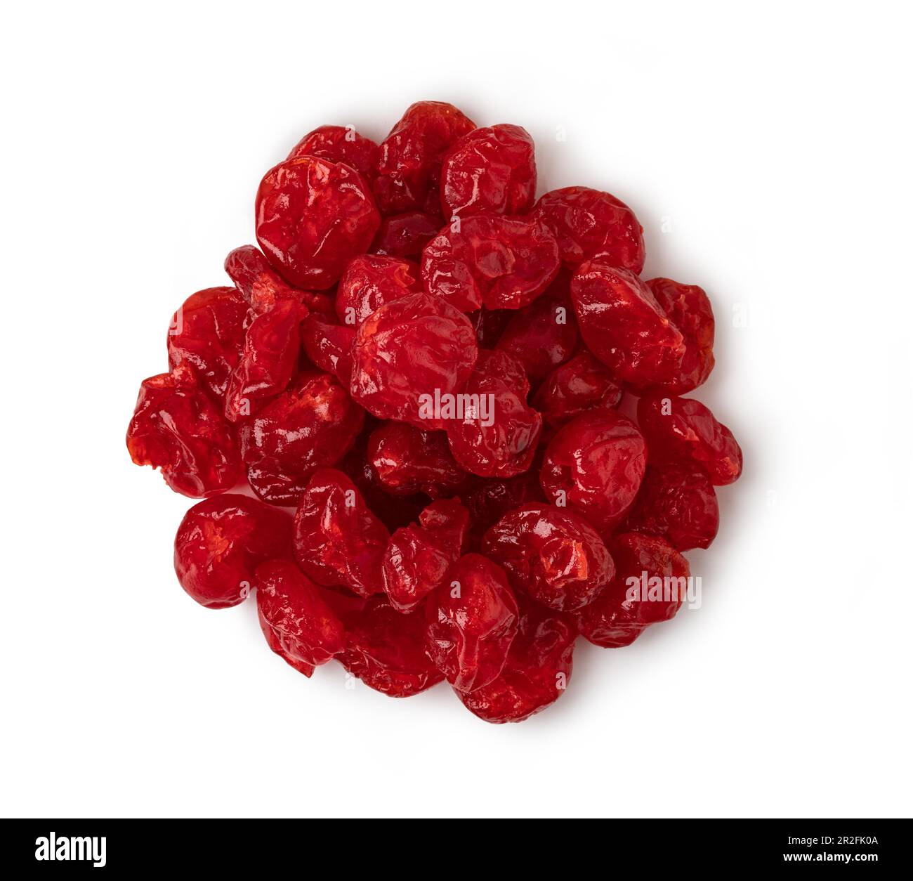 Dried cherry isolated over white background Stock Photo - Alamy