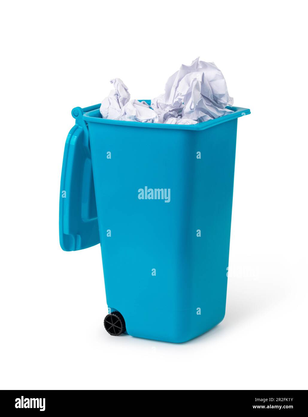 garbage can isolated on white background Stock Photo - Alamy