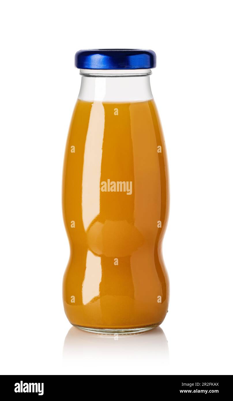 bottle of mango juice isolated on a white background Stock Photo - Alamy