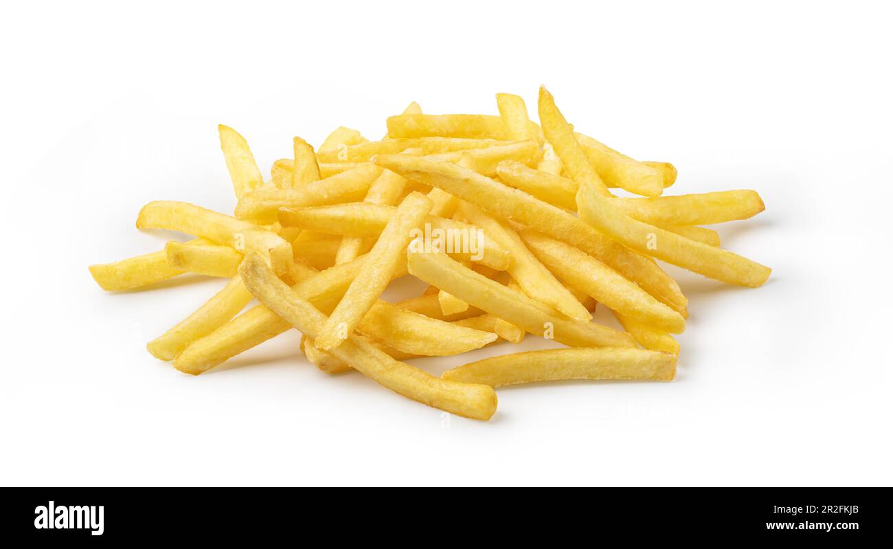 French fries isolated on a white background Stock Photo - Alamy
