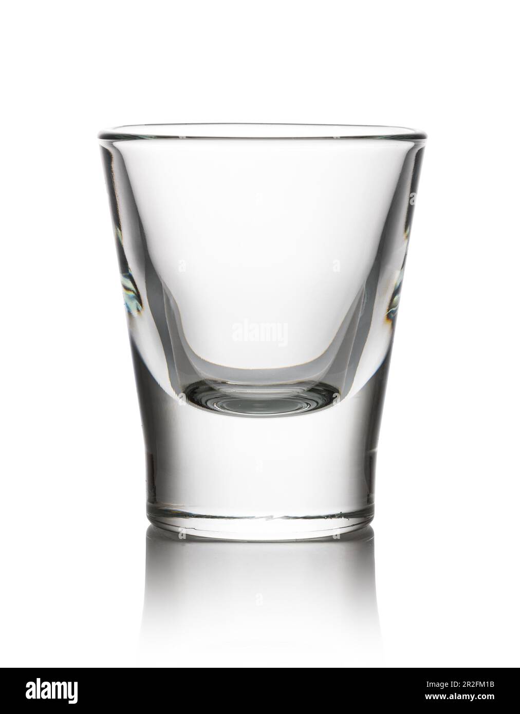 Glass of shot drink isolated on a white background Stock Photo - Alamy